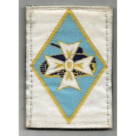 Ecusson 1ère Division Blindée rectangulaire à velcro