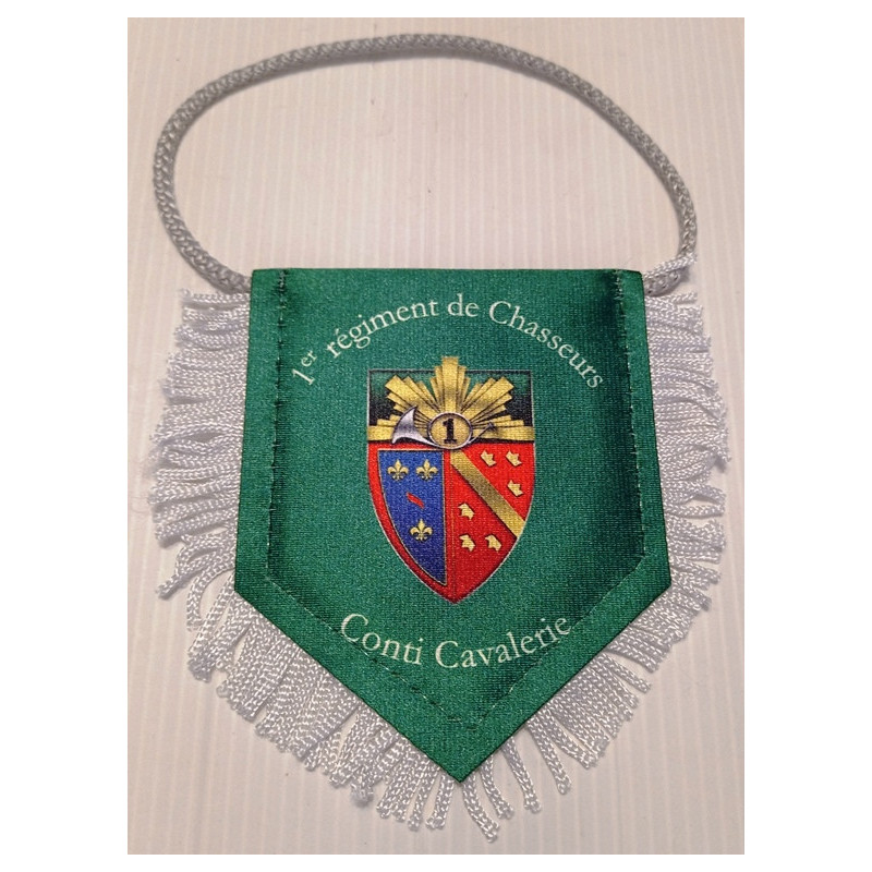 Fanion Les Sous-officiers de Conti Cavalerie - 1er Régiment de Chasseurs