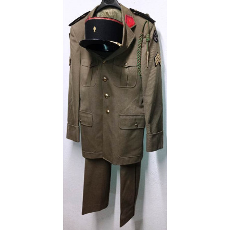 Tenue complète Maréchal-des-Logis Chef: Vareuse + Képi + Pantalon ...