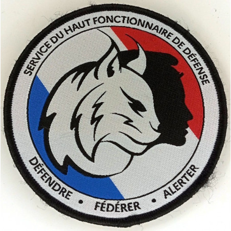 Ecusson Velcro Service du Haut Fonctionnaire de Défense / S.H.F.D. du ...