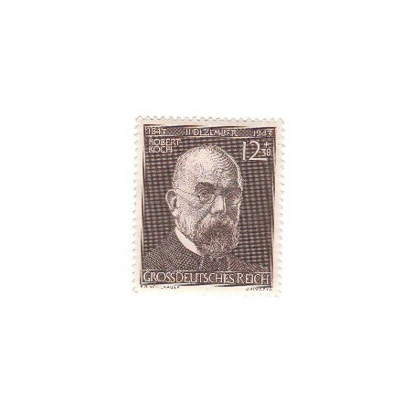 Timbre poste GrossDeutsches Reich Koch 1943 12+38 Pfennig Neuf