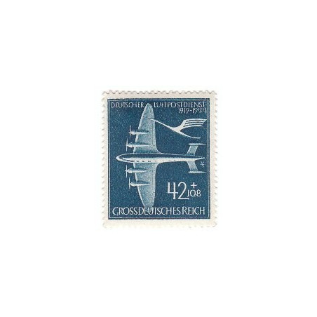 Timbre GrossDeutsches Reich 25 Jahre Luftpostdienst 1944 42+108 ...